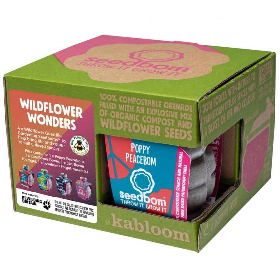 Butterflybom Seedbomb - Kabloom - boobalou.co.uk